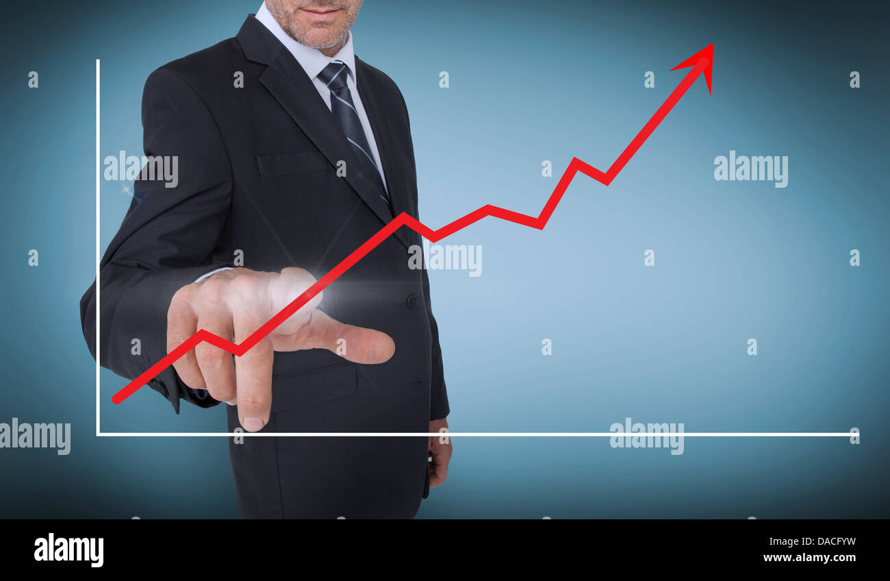 Hand pointing at chart hi-res stock photography and images - Alamy