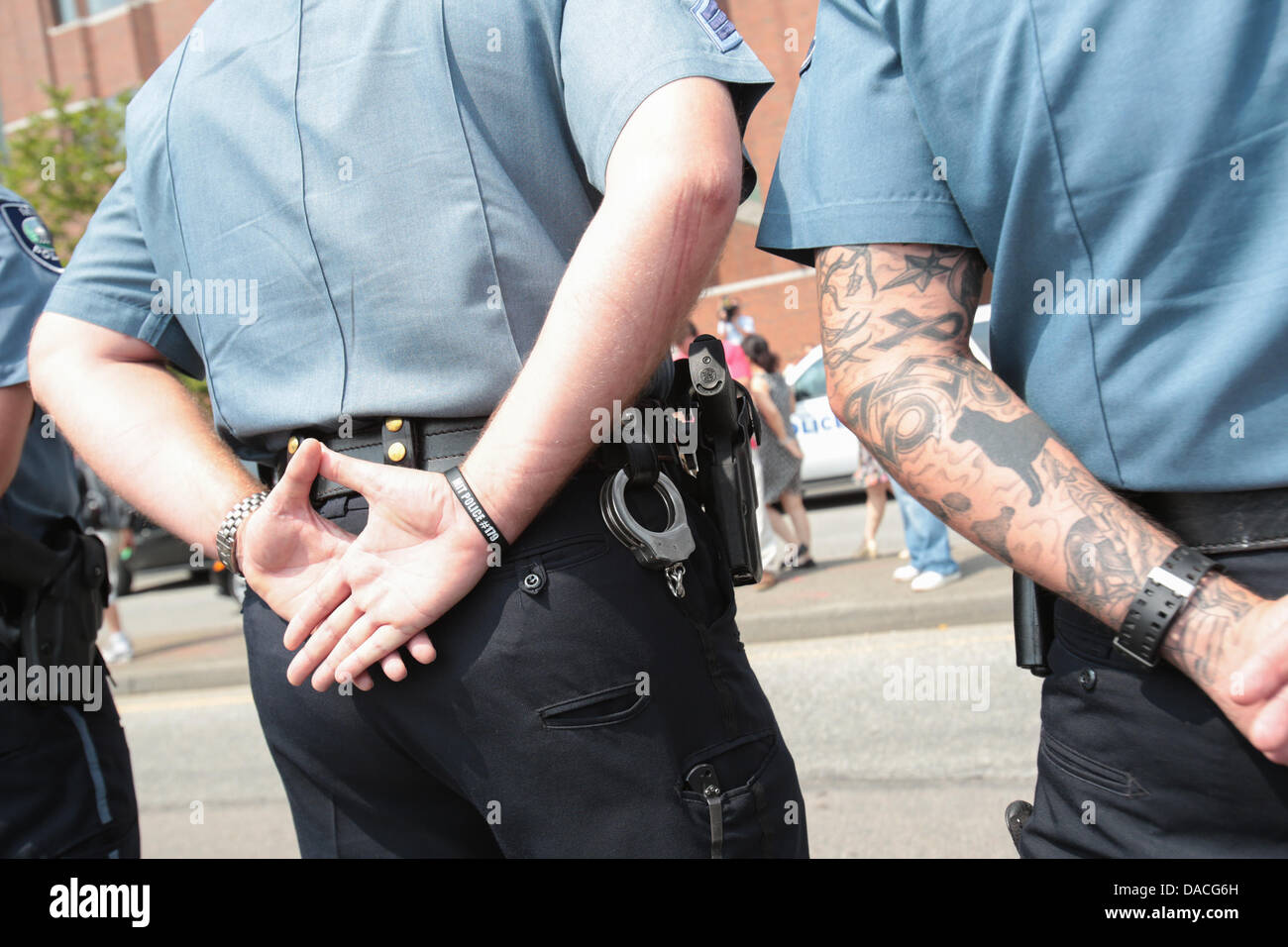 Boston, Massachusetts, USA. 10th July, 2013. Members of the MIT police ...