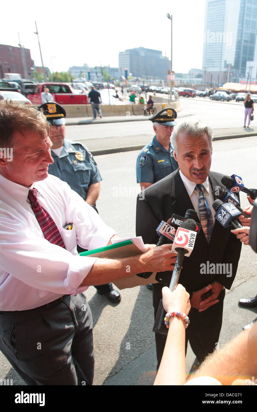 Boston, Massachusetts, USA. 10th July, 2013. MIT Police Chief John ...