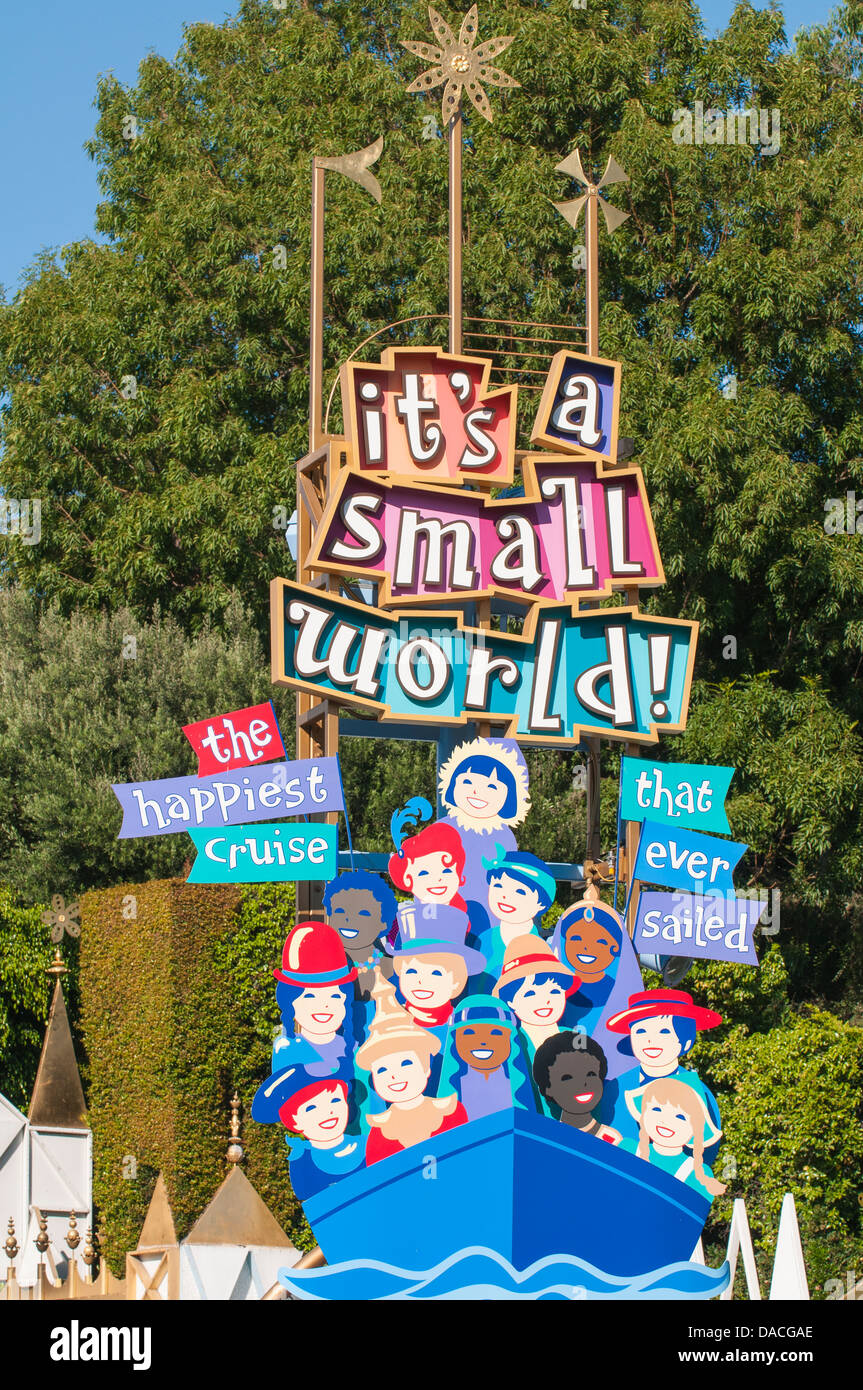 It's a Small Small World Disneyland, Anaheim, California Stock Photo ...