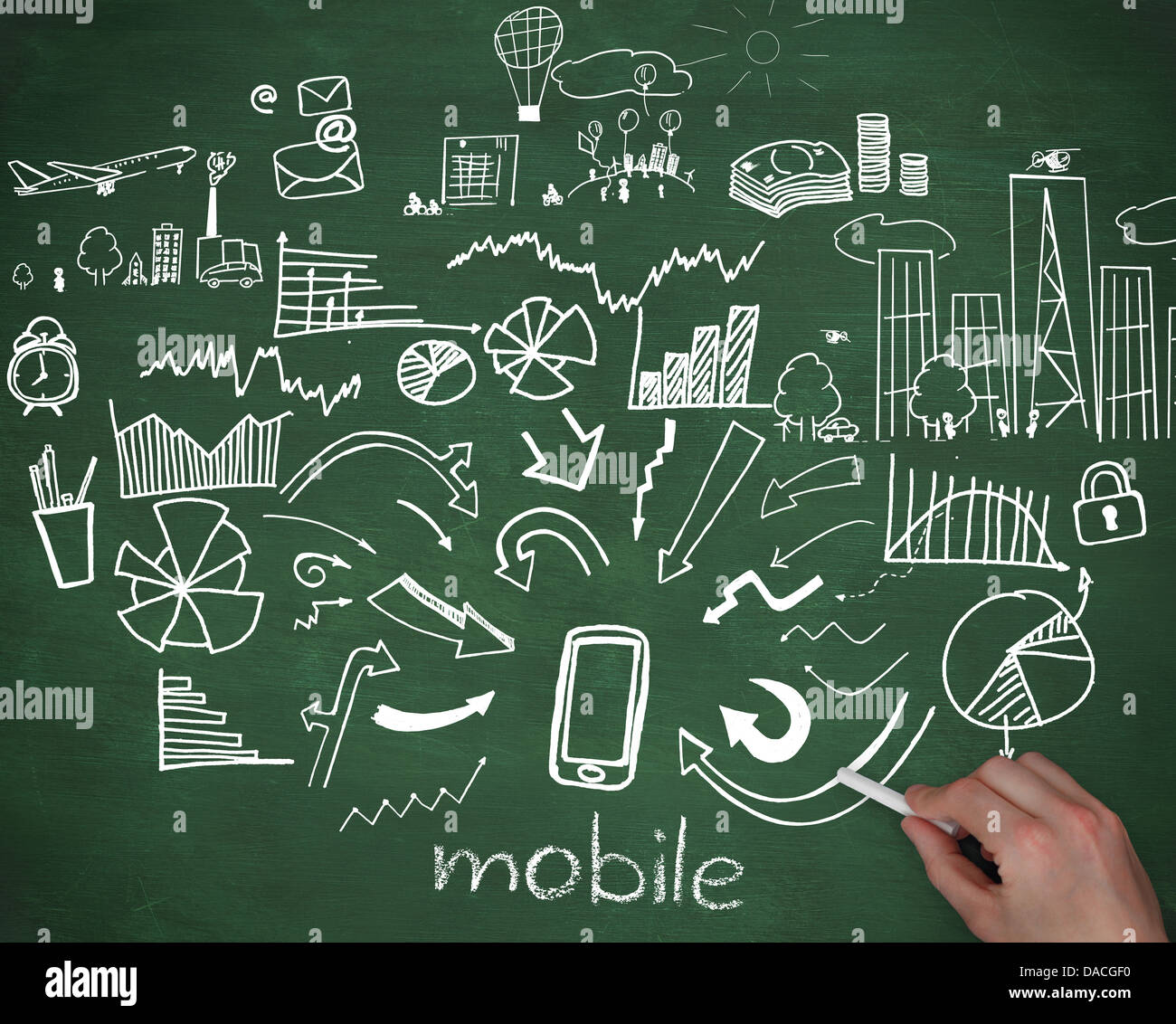 Pie and bar charts hi-res stock photography and images - Alamy