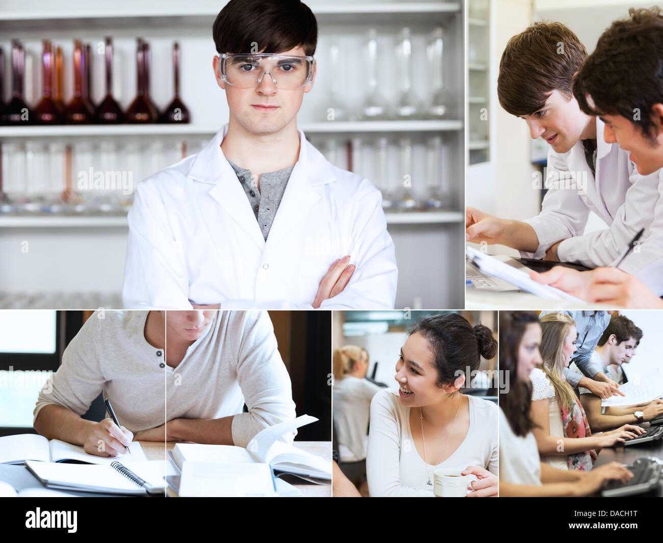 Knowledge collage hi-res stock photography and images - Alamy