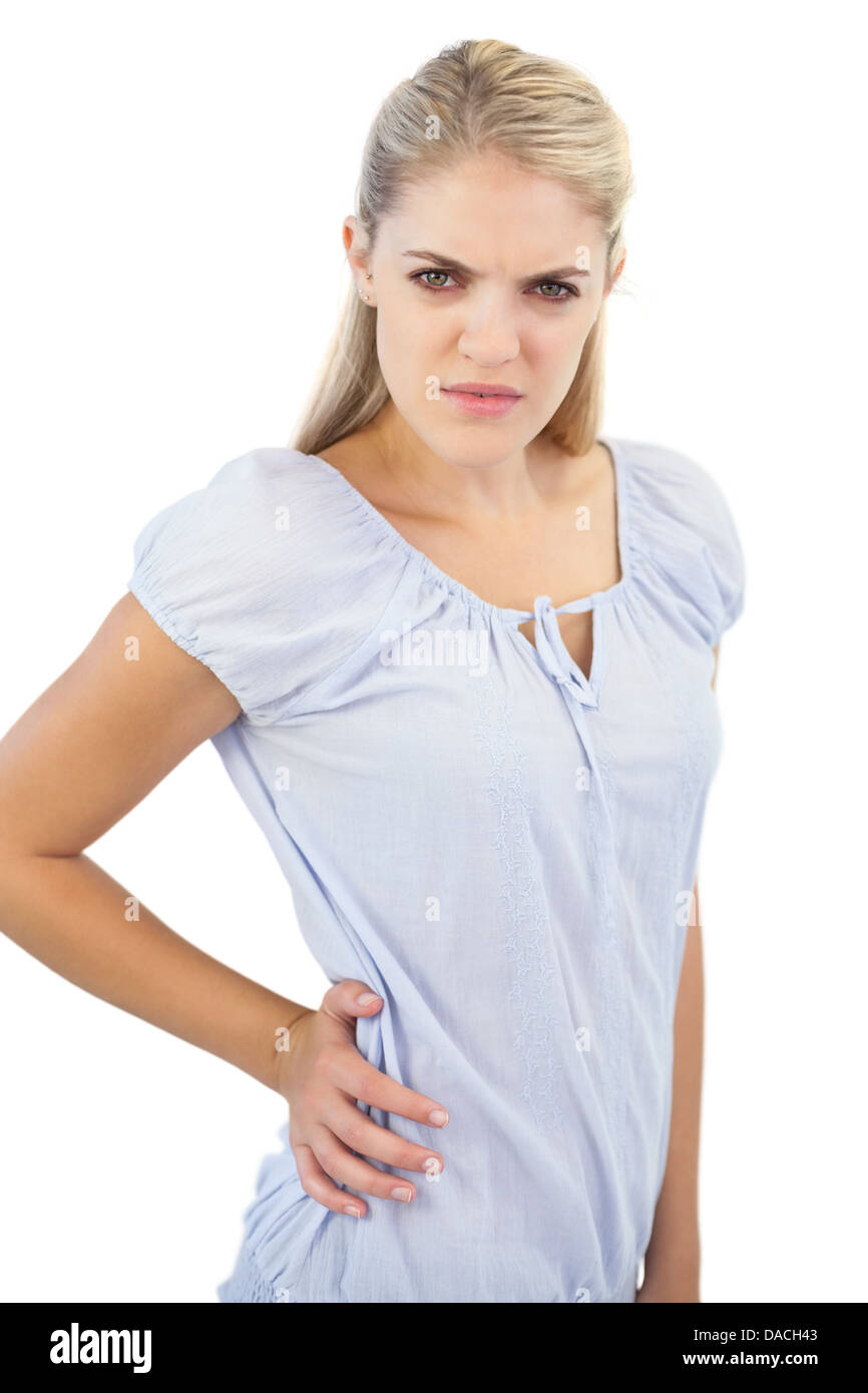 Female lower back pain hi-res stock photography and images - Alamy