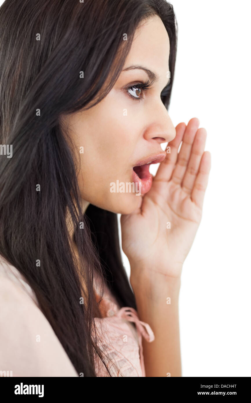 Telling a secret hi-res stock photography and images - Alamy