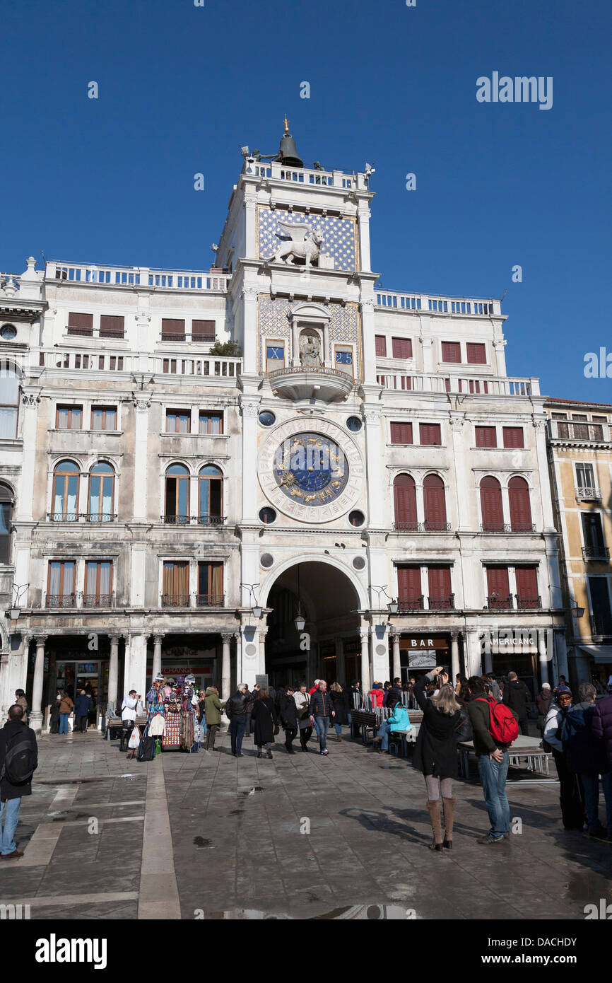 Piazza san marco, venice, clock hi-res stock photography and images - Alamy