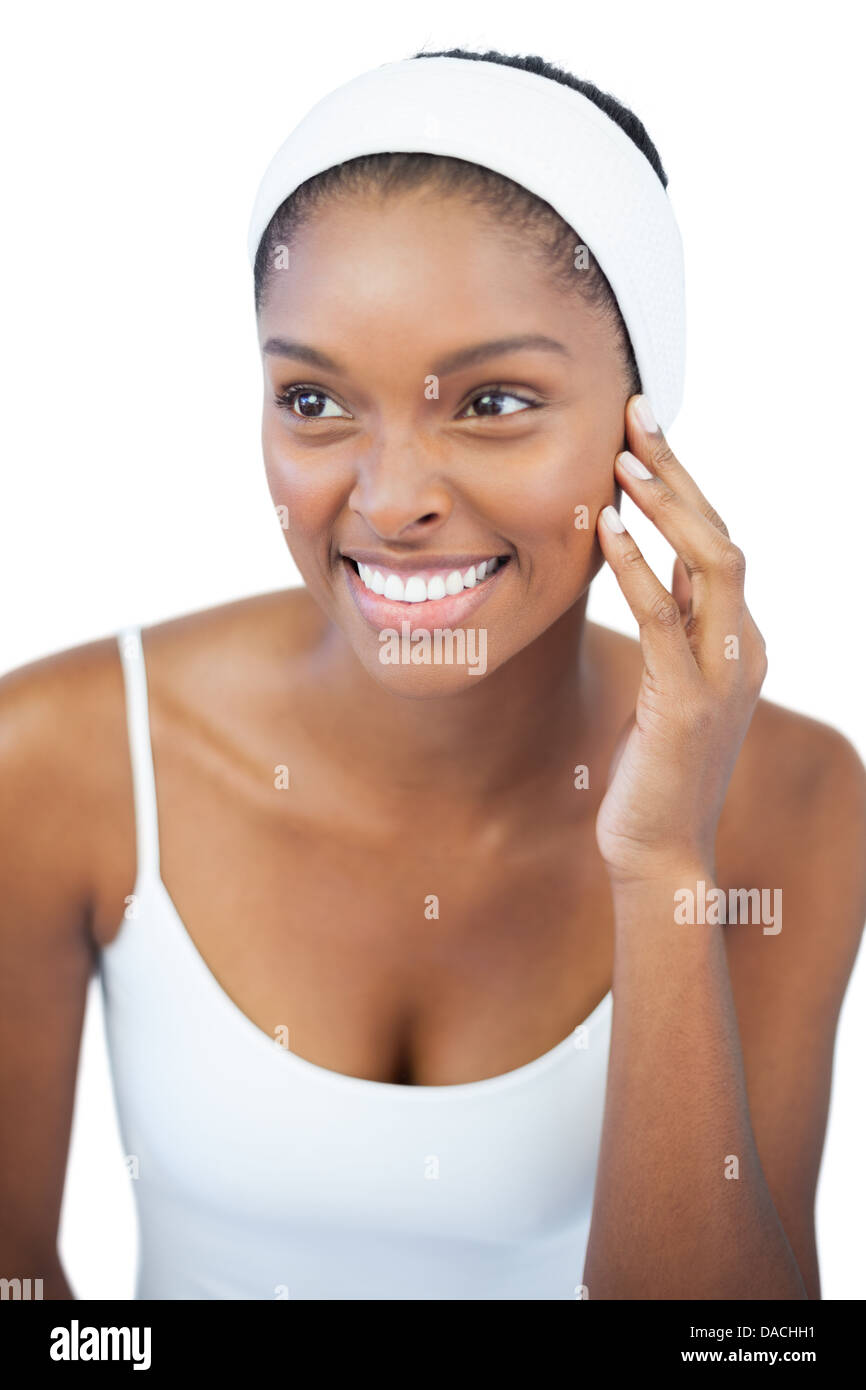White headband hi-res stock photography and images - Alamy