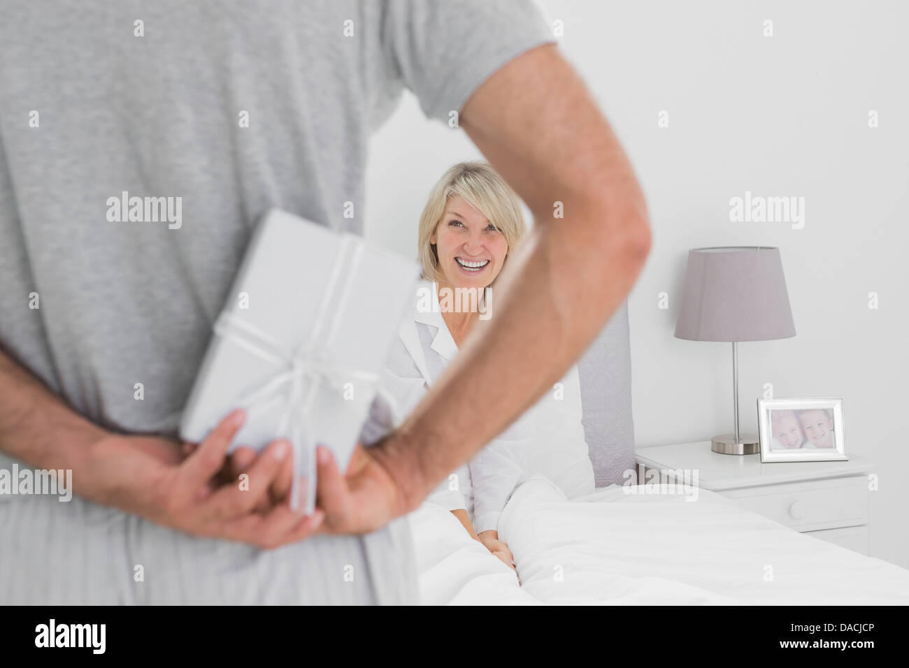 Hiding behind the bed hi-res stock photography and images - Alamy