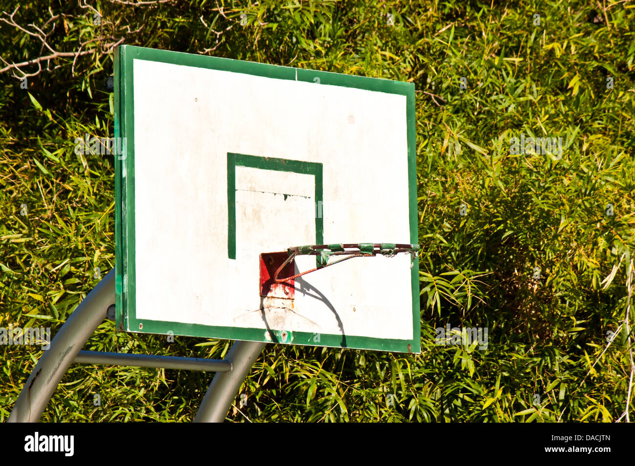 Old basketball hoop Stock Photo - Alamy