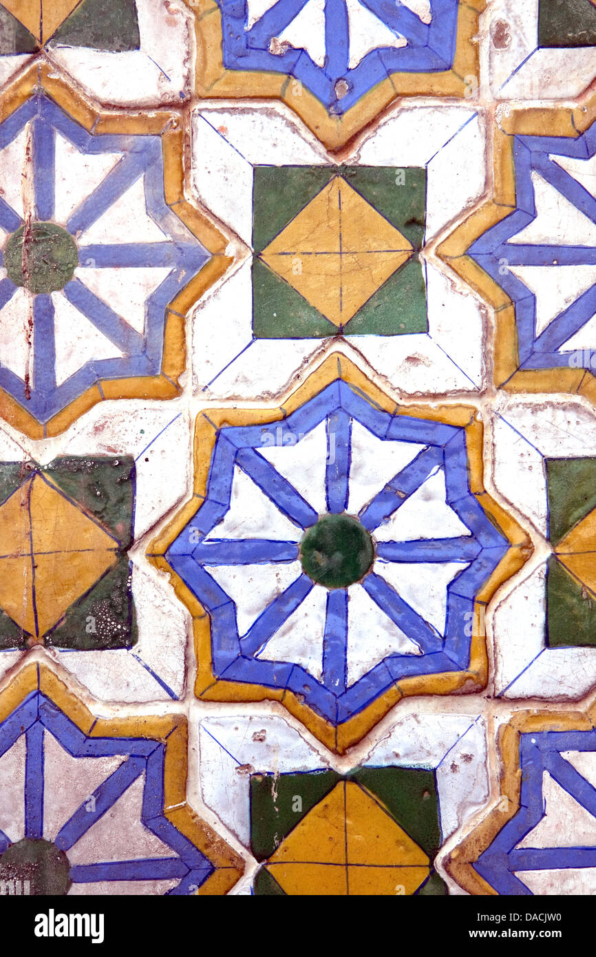 Decorative tile, Grand Palace, Bangkok, Thailand Stock Photo - Alamy