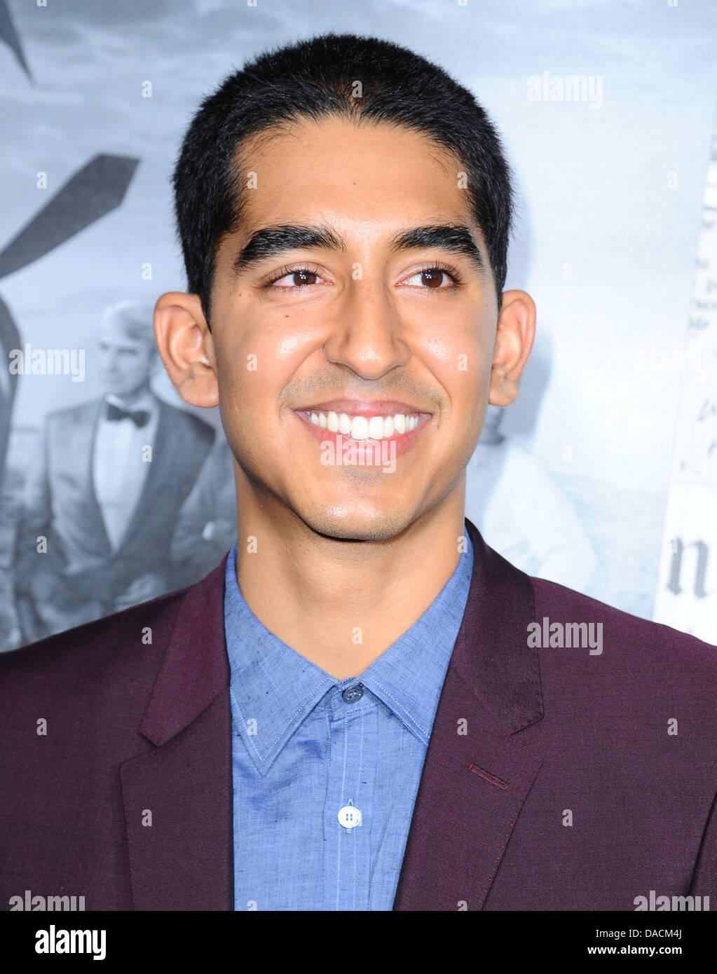 Los Angeles, California, USA. 10th July, 2013. Dev Patel attending the ...