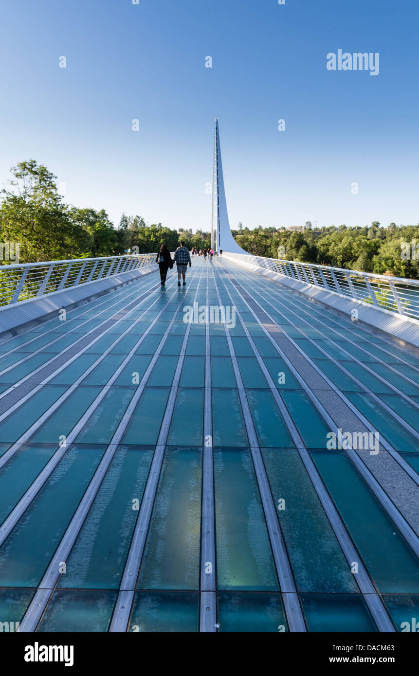 Redding California United States. The Sundial Bridge over the ...