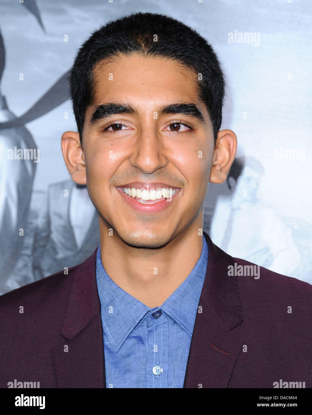Los Angeles, California, USA. 10th July, 2013. Dev Patel attending the ...