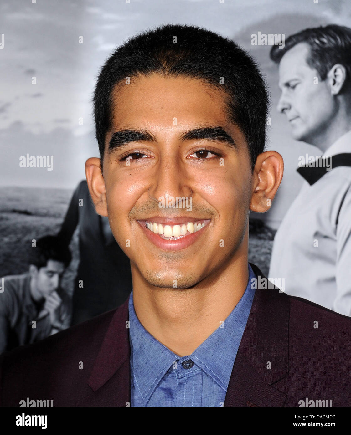 Hollywood, California, USA. 10th July, 2013. Dev Patel arrives for the ...