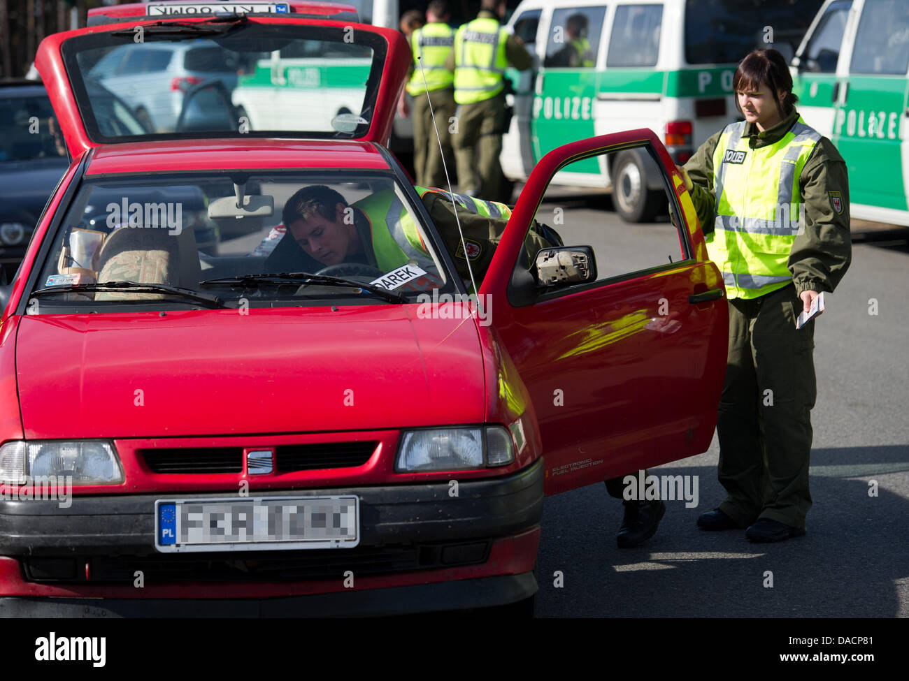 German border police vehicle hi-res stock photography and images - Alamy