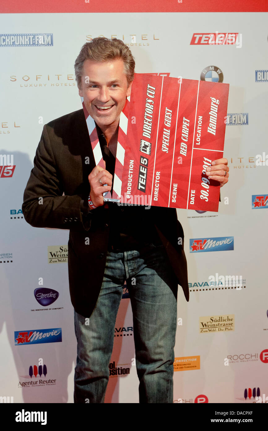 Actor Timothy Peach poses on the red carpet prior to the 'Tele 5 ...