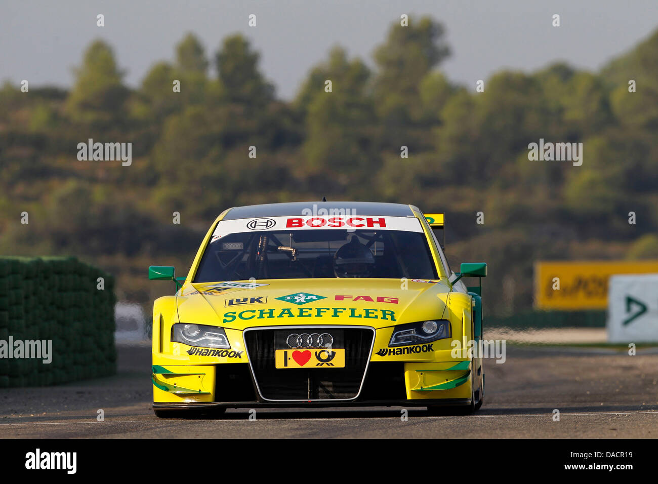 The German DTM driver Martin Tomczyk from Audi Sport Team Phoenix in ...