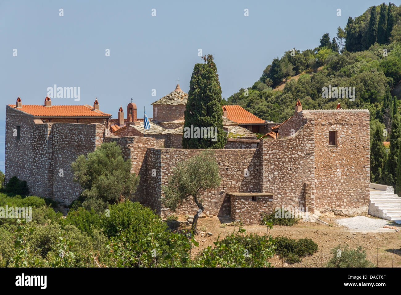 Monastery of agia varvara hi-res stock photography and images - Alamy