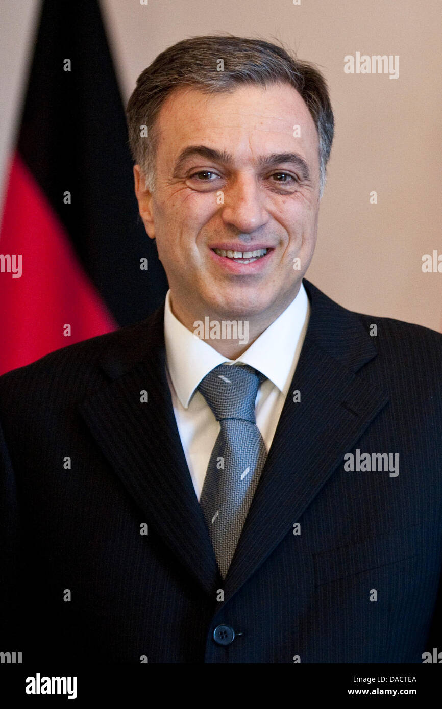 President of Montenegro Filip Vujanovic smiles at the Bellevue Palace ...