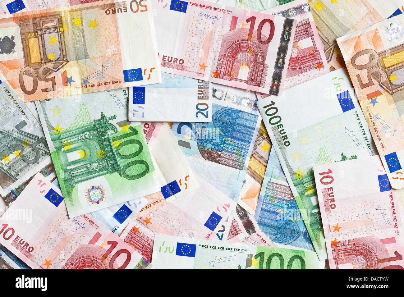 a lot of euro banknotes Stock Photo - Alamy