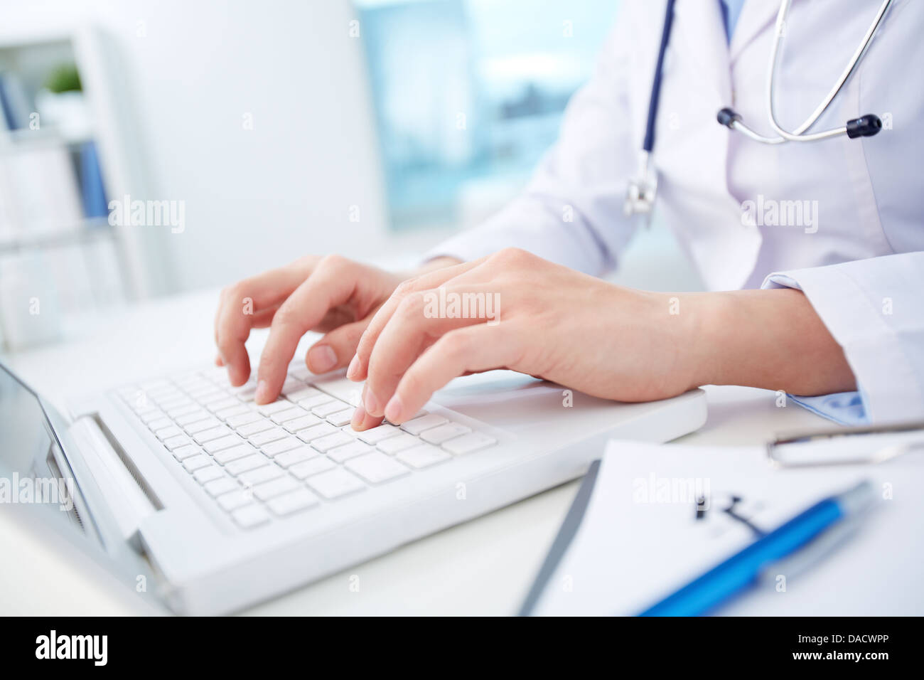 Doctor studying hi-res stock photography and images - Alamy
