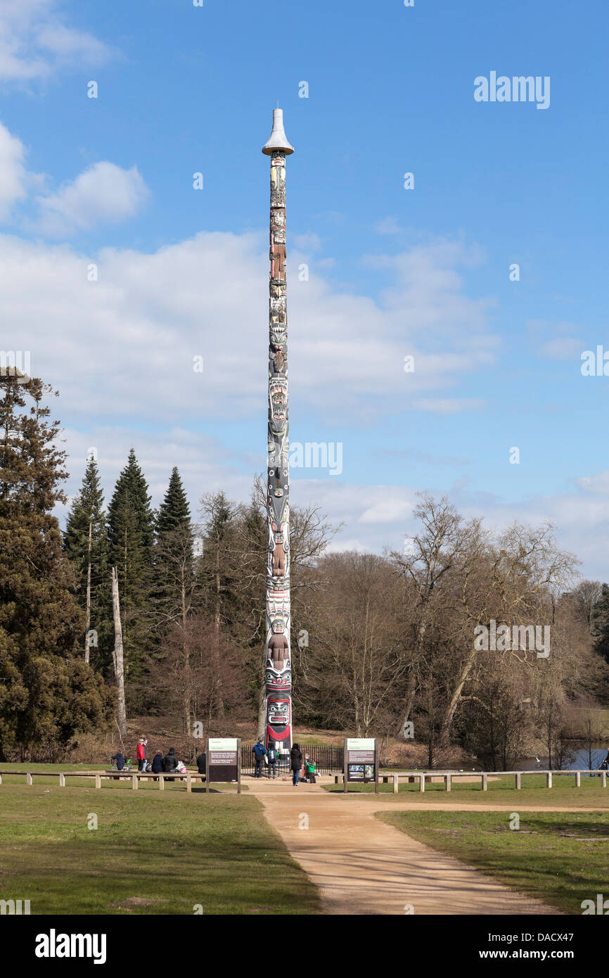 The Totem Pole, a gift from the people of Canada to Queen Elizabeth in ...