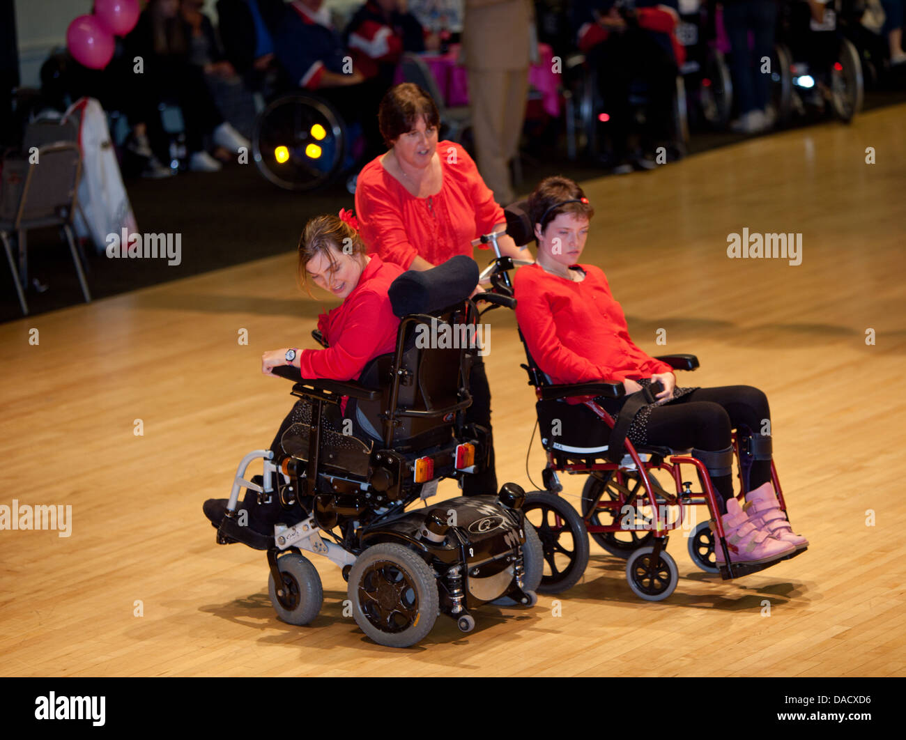 Competitors at the Grand Prix International Wheelchair Dancesport ...