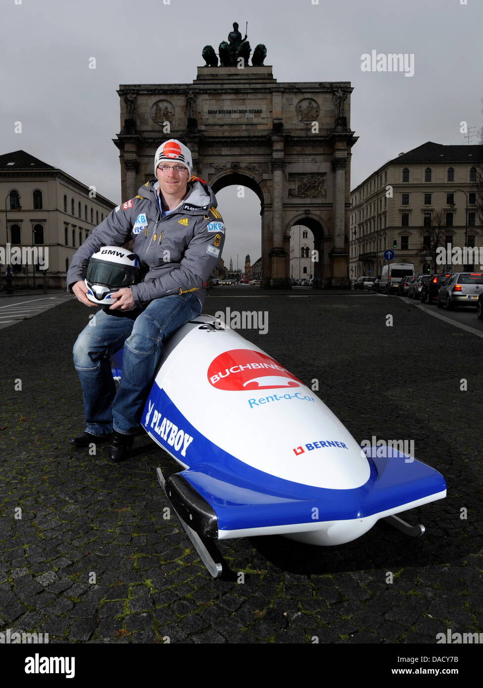 Der deutsche bobpilot manuel machata hi-res stock photography and ...