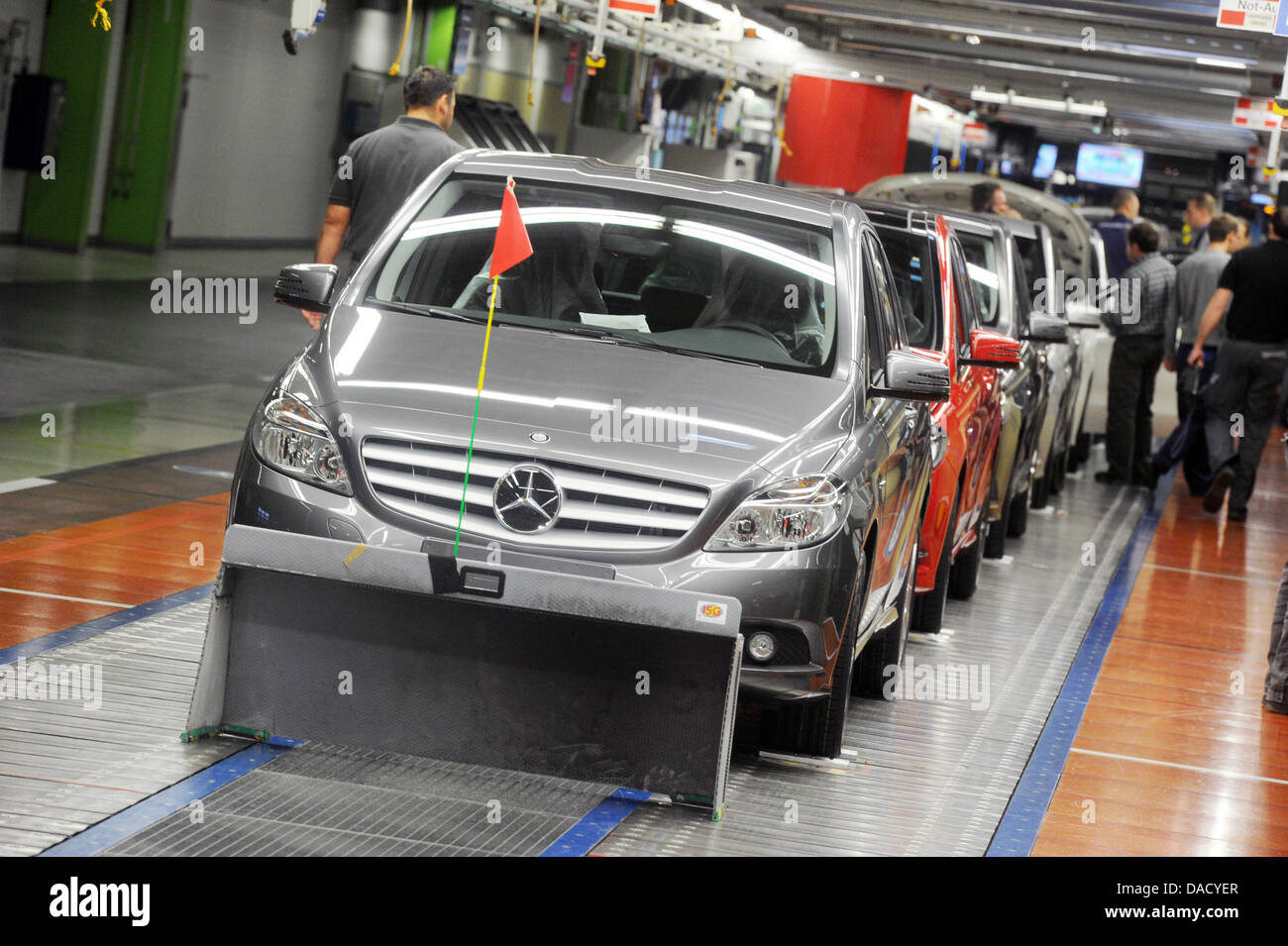 Mercedes-Benz B-Class vehicles are manufactured at the Merdcedes-Benz ...