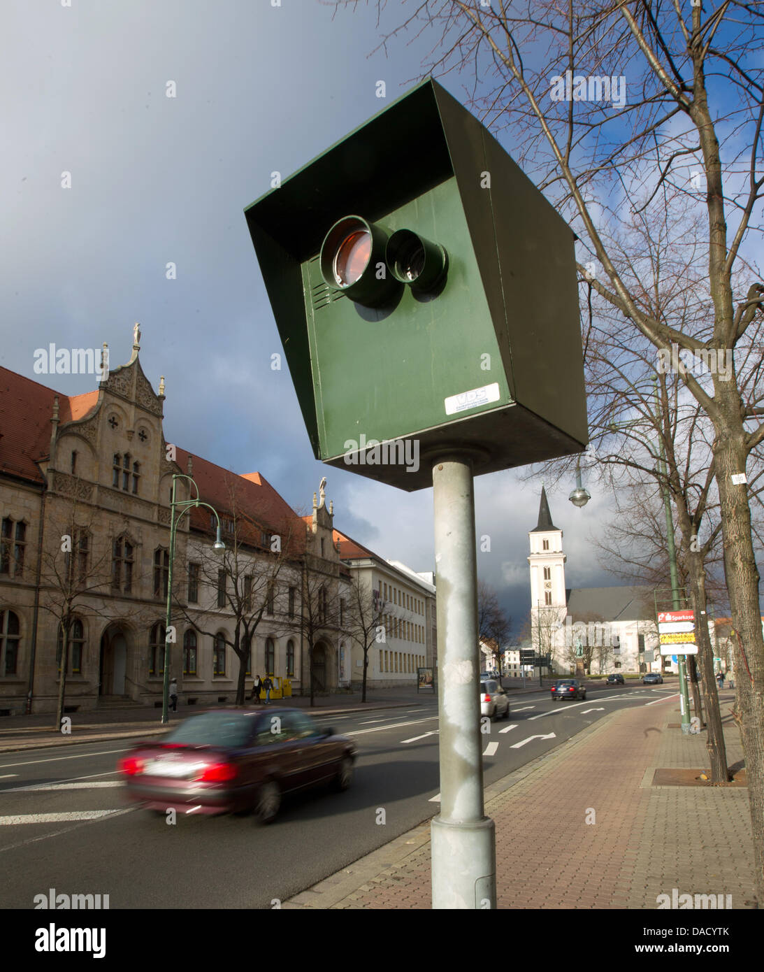A radar speed trap is pictured in Dessau-Rosslau, Germany, 17 December ...