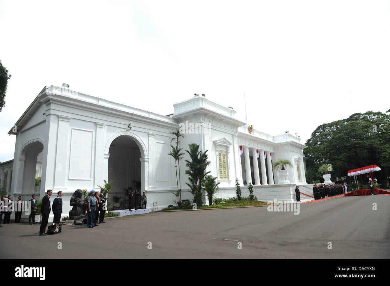 The Presidential Palace Istana Merdeka is seen in Jakarta, Indonesia ...