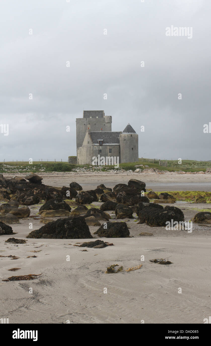 Breachacha Castle Isle of Coll Scotland July 2013 Stock Photo - Alamy