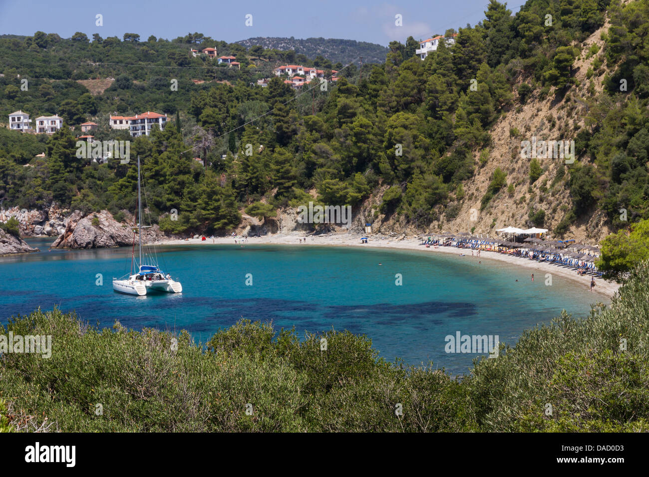 Greece Sporades, Skopelos, Stafilos bay Stock Photo - Alamy