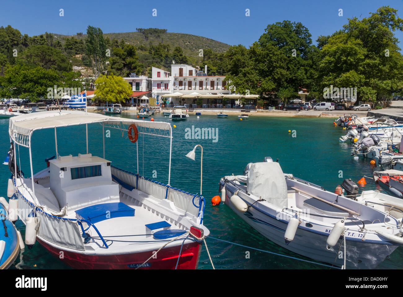 Greece Sporades, Skopelos, Agnontas harbour Stock Photo - Alamy