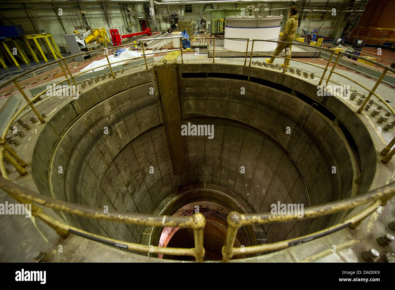 Reactor halls 3 and 4 are seen at the former nuclear power plant Lubmin ...