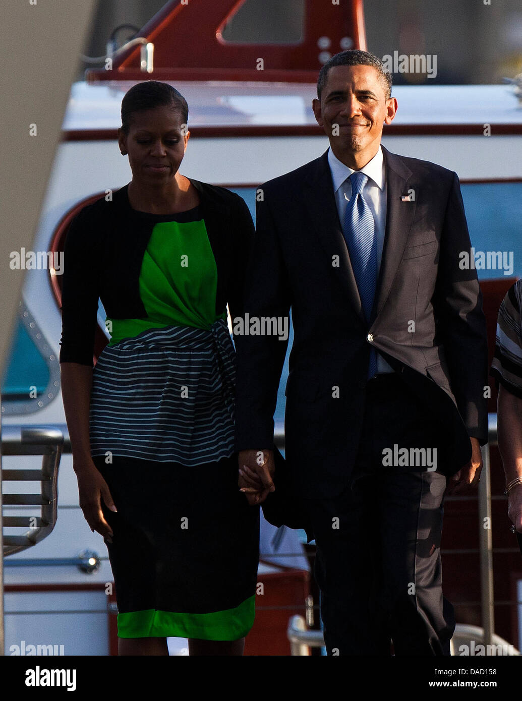 United States President Barack Obama and First Lady Michelle Obama ...