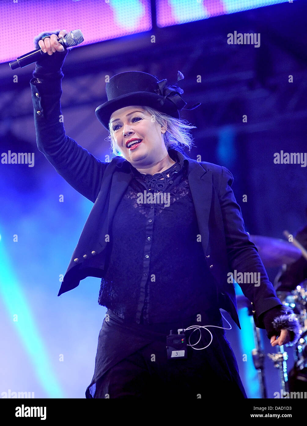 British singer Kim Wilde performs during the rehearsal for the Open-Air ...