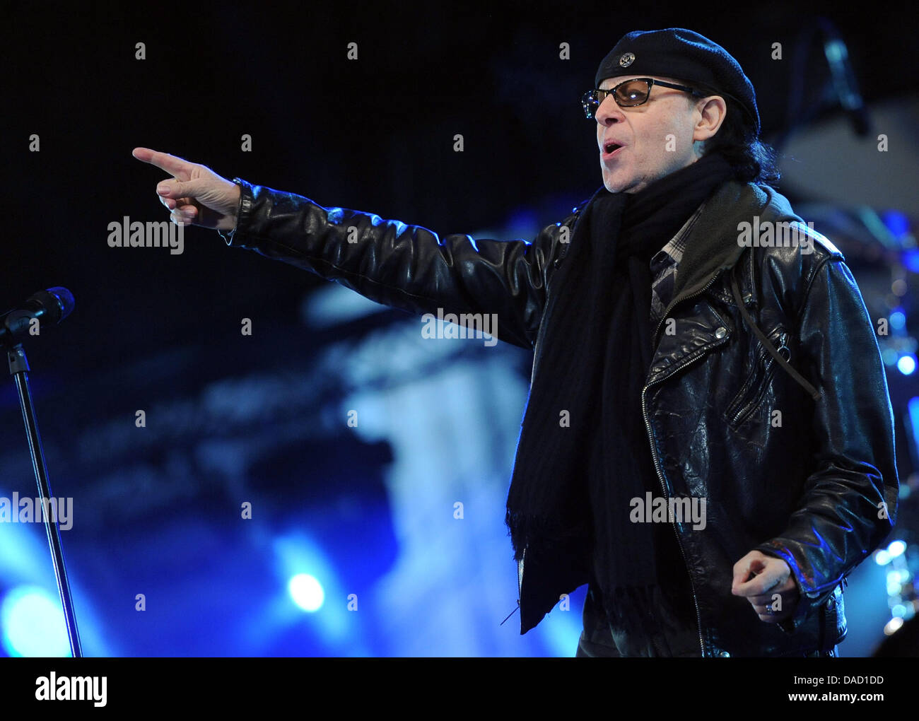 German singer Klaus Meine of the German rock band Scorpions performs ...