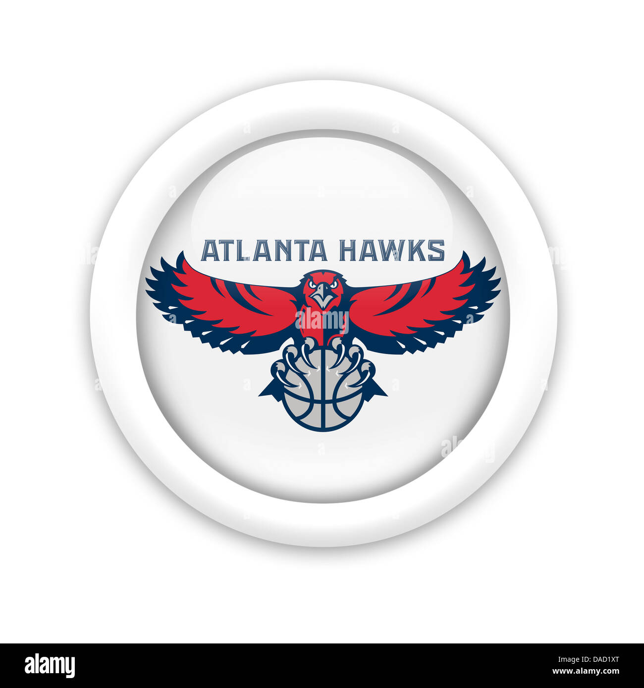 Atlanta Hawks Logo Symbol Icon Stock Photos & Atlanta Hawks Logo Symbol ...