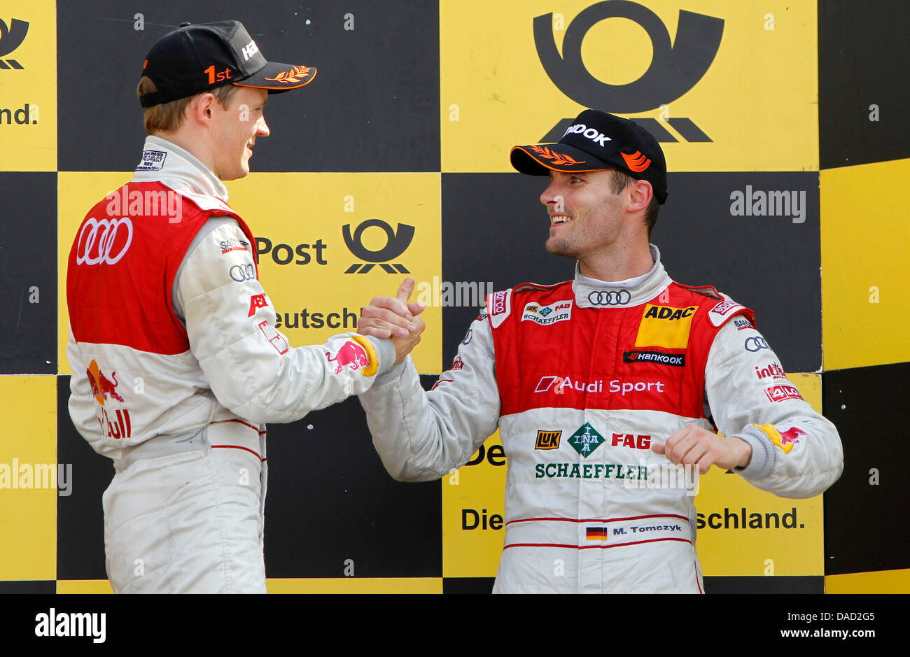 Swedish DTM-driver Mattias Ekstroem of Audi Sport Team Abt Sportsline ...