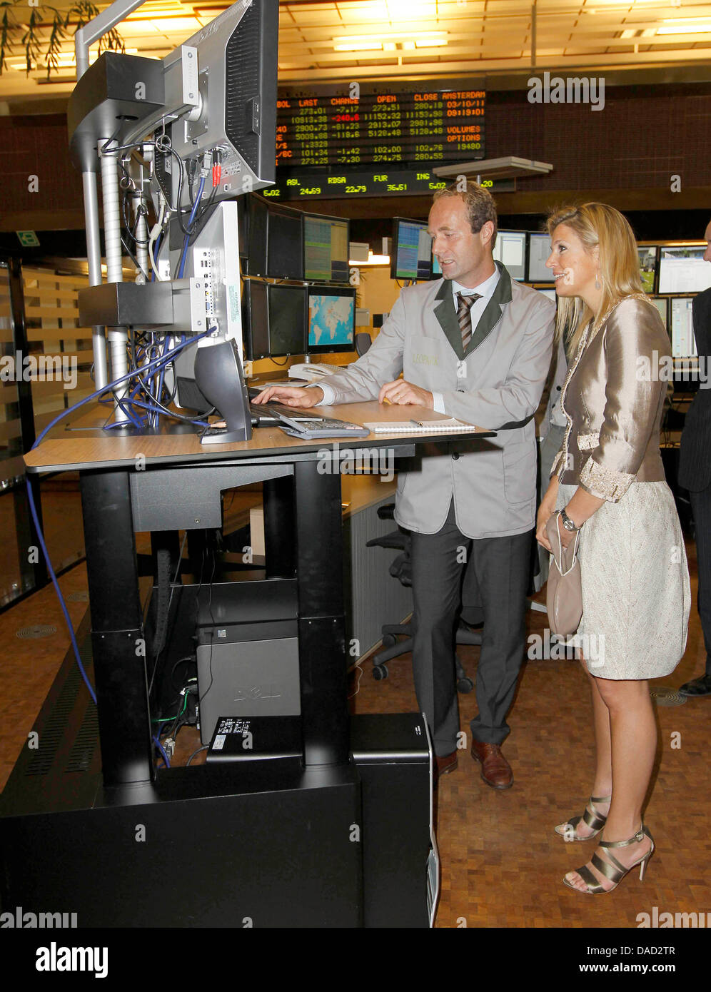 Dutch Crown Princess Maxima attends the opening of the new trading ...