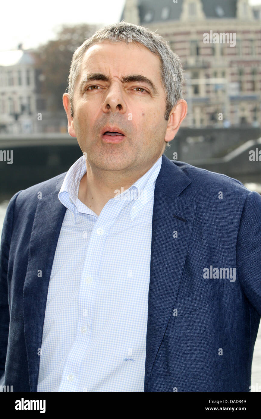 Rowan Atkinson poses for photographers during the promotion tour in for ...