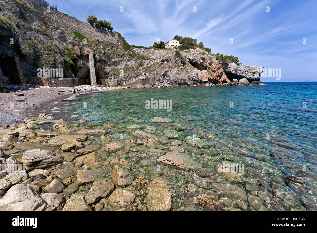 Banyalbufar beach. Mallorca. Spain Stock Photo - Alamy