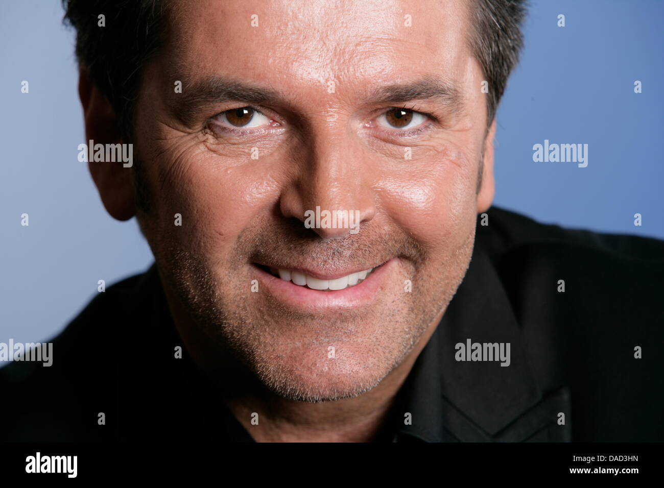 The singer Thomas Anders (former member of Modern Talking) poses during ...