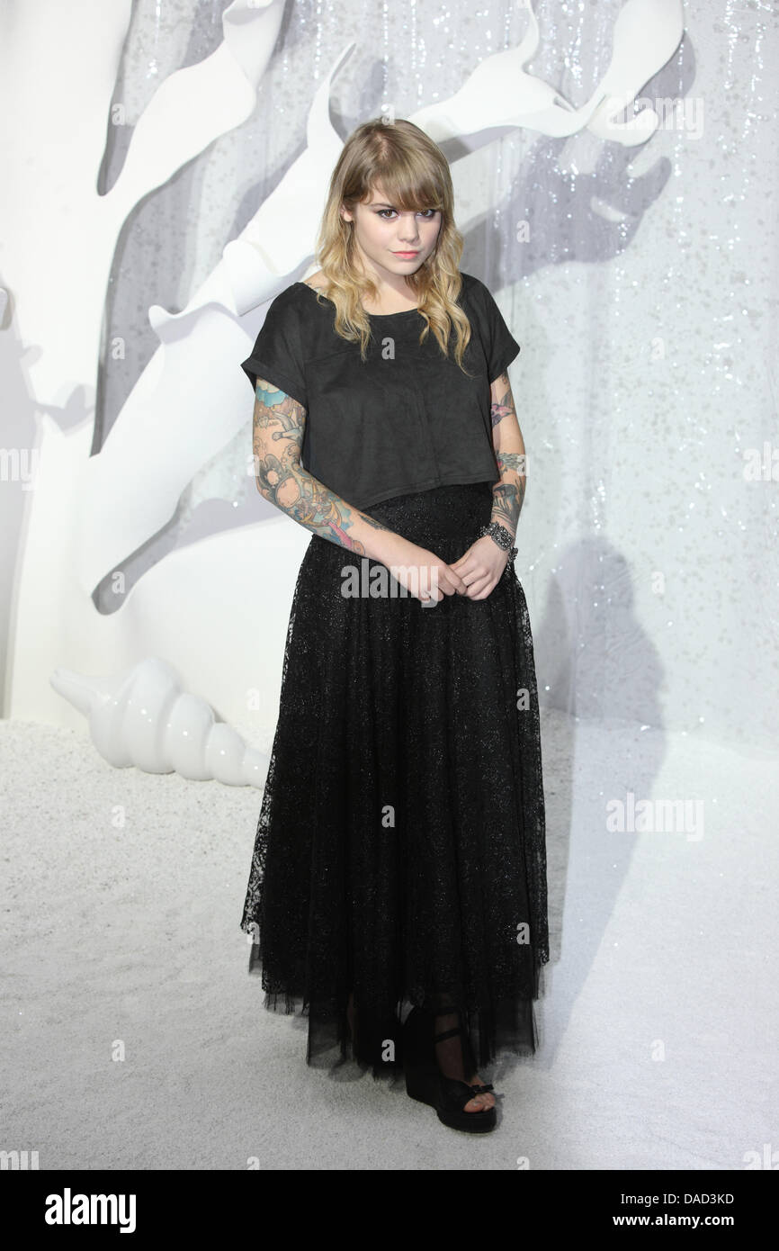 Canadian singer Beatrice Martin attends the presentation of Chanel's ...