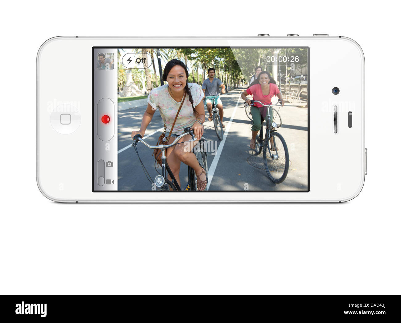 A handout file of Apple dated 04 October 2011 shows the new model of ...