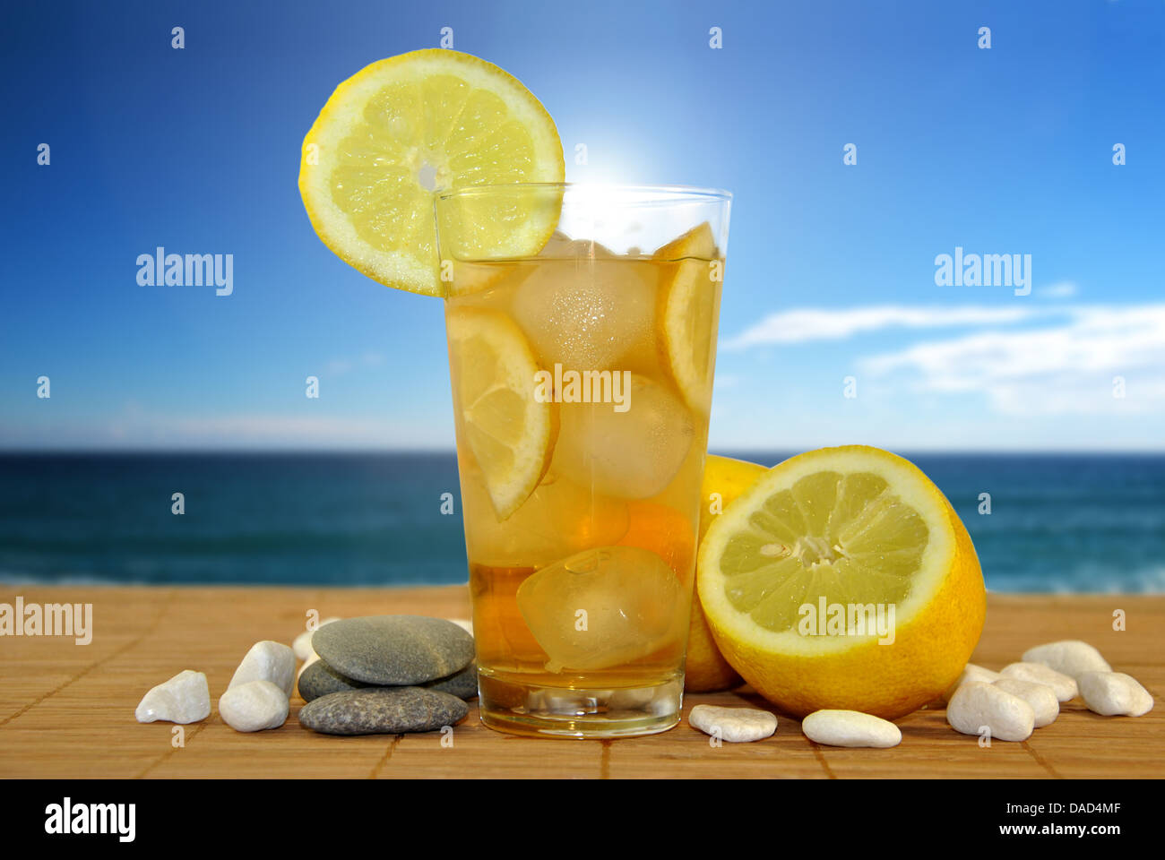 Ice cold lemonade beach High Resolution Stock Photography and Images ...
