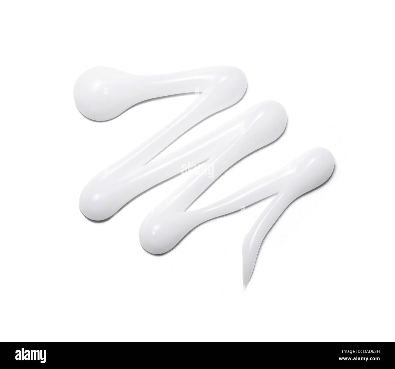 Cream white beauty blob hi-res stock photography and images - Alamy