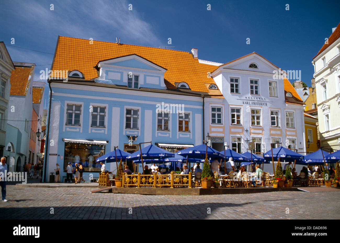 Tallinn Estonia Town Hall Square Raekoja Plats Stock Photo - Alamy