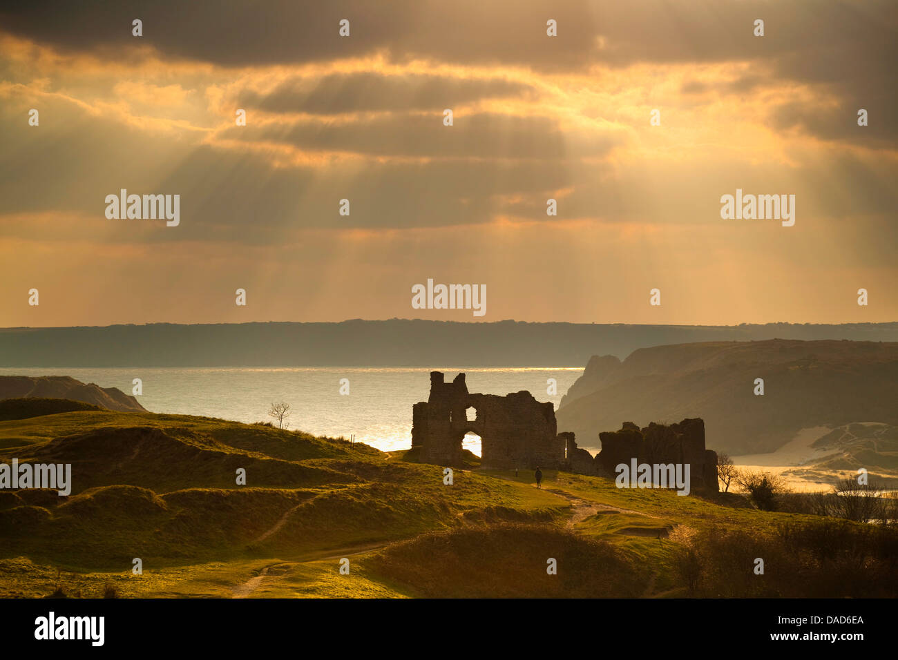 Pennard castle wales hi-res stock photography and images - Alamy
