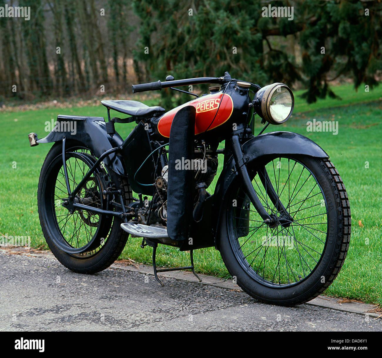 1920 Peters 2 3/4 hp motorcycle Stock Photo - Alamy